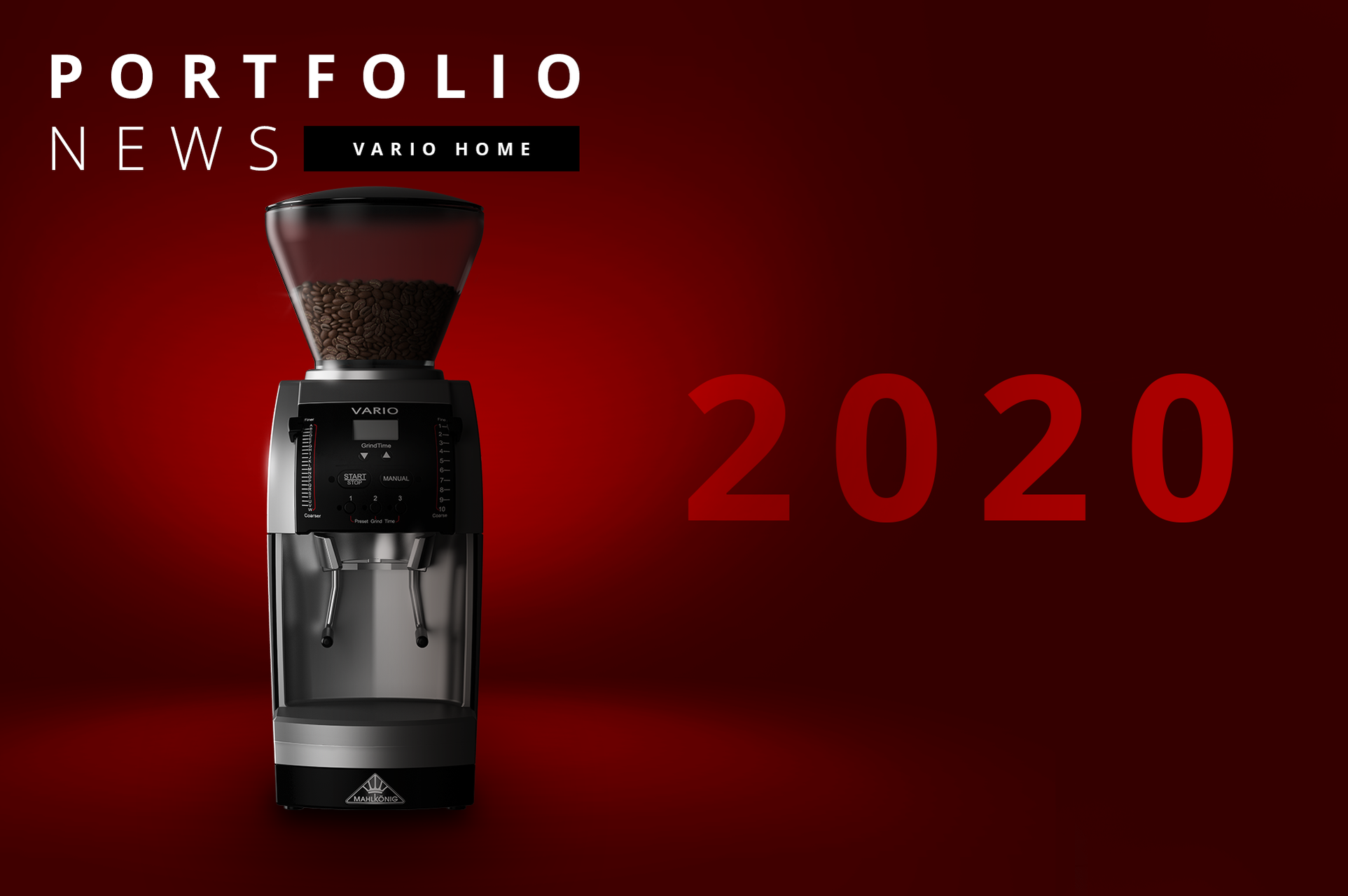 New layout for the grinding scale of the EK43 product line